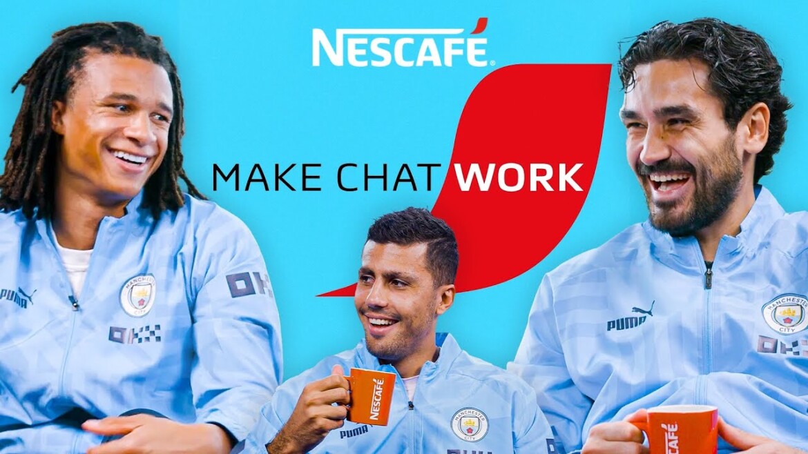 What makes Ilkay Gundogan happy?! | Nathan Ake + Rodri take a coffee ...