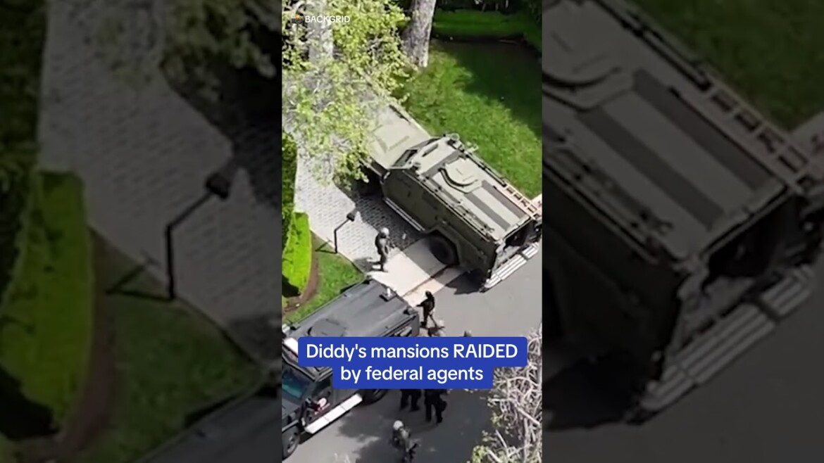 Federal agents RAID rapper Diddy's homes in LA and Miami amid an