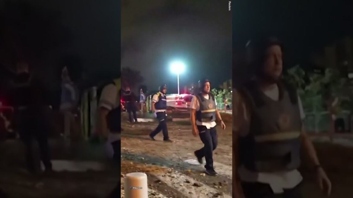 Hezbollah fighters launched rockets at Israel