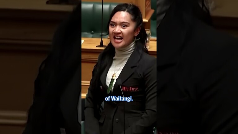 Moment Haka protest erupts in New Zealand parliament over controversial