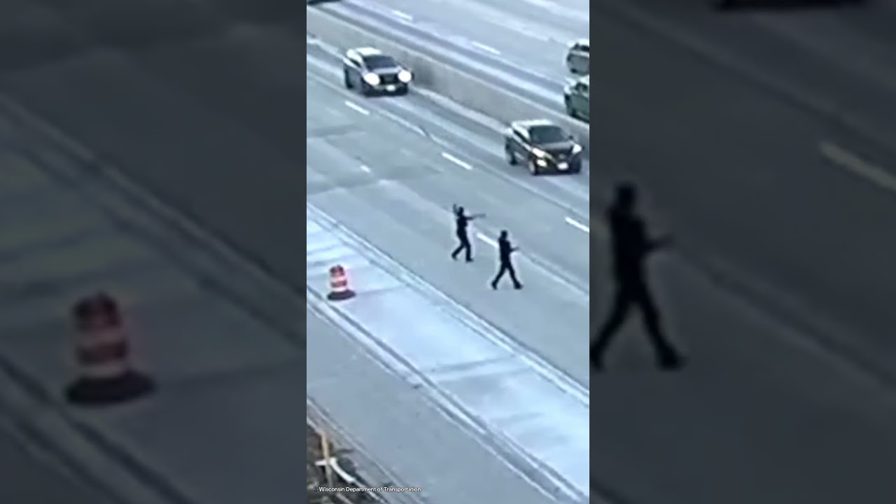 Cops chase teen across busy interstate