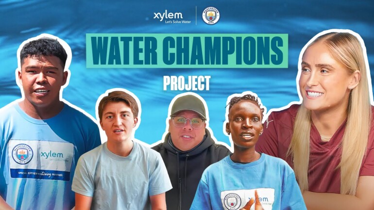 🌊⚽ Tacloban named Xylem Water Champions Project Winners 🏆💙