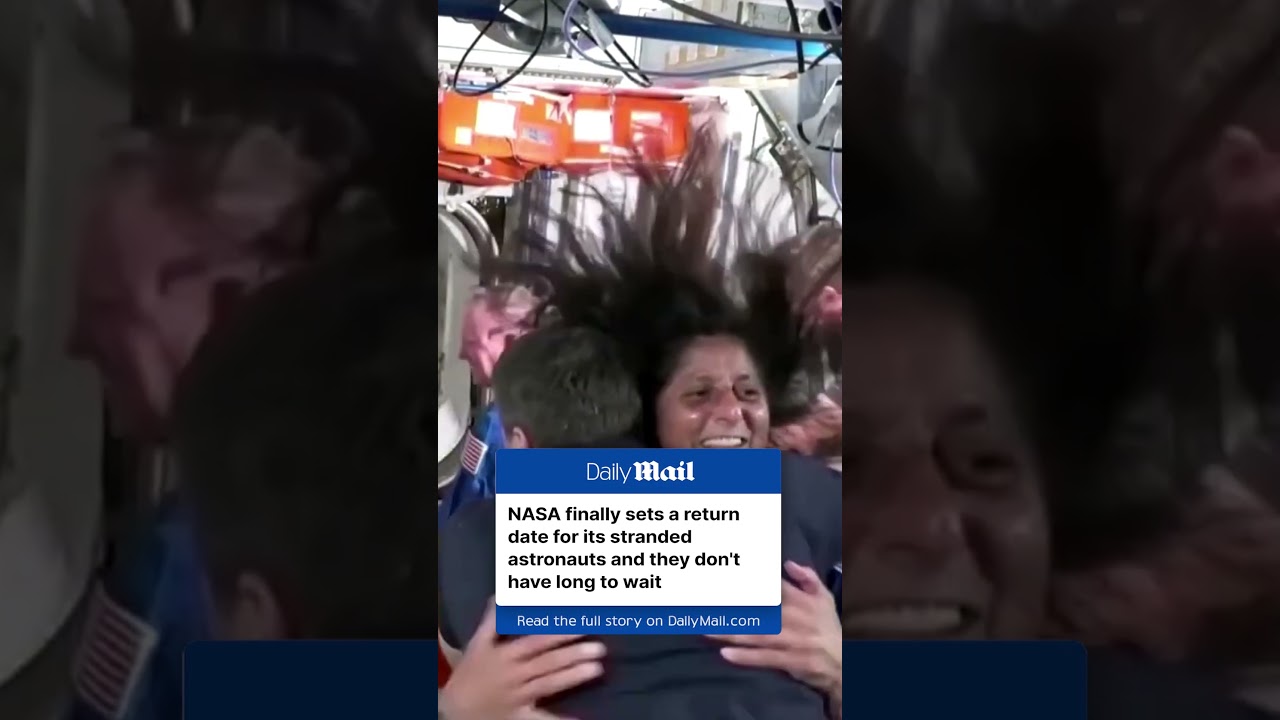 NASA finally sets return date for stranded astronauts